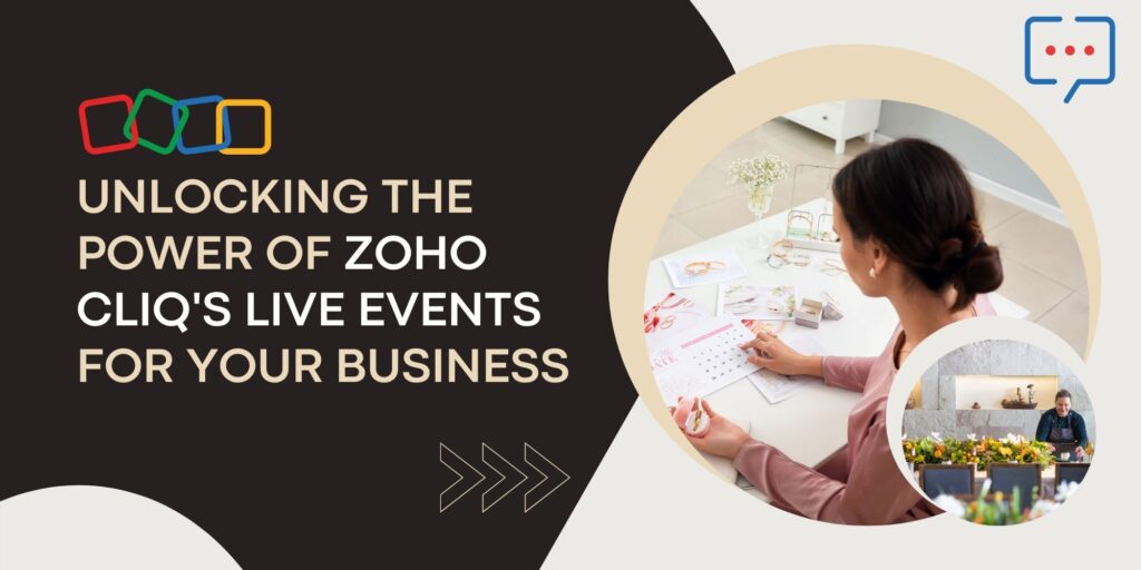 Unlock Zoho Cliq Live Events: Boost Business Communication